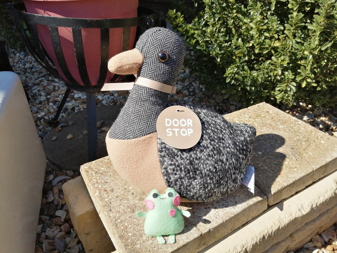 Large Fabric Duck Doorstop - Etsy