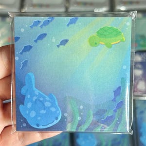 Whale Shark Notepad Sticky Notes - Etsy