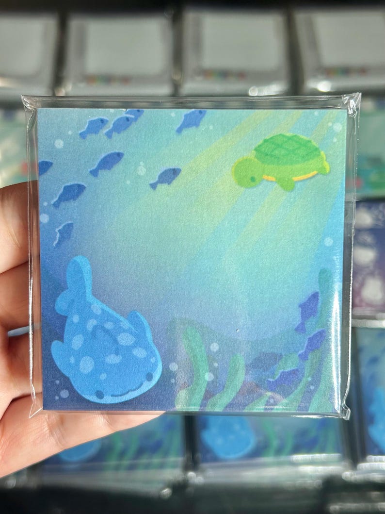 Whale Shark Notepad Sticky Notes - Etsy