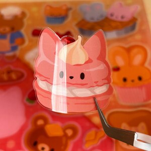 Bakery Bread Friends A5 Clear Sticker Sheet - Etsy