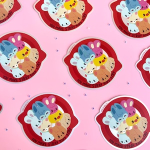 SKZOO DOODLE Stray Kids Compass Matte Holographic Sticker - Etsy