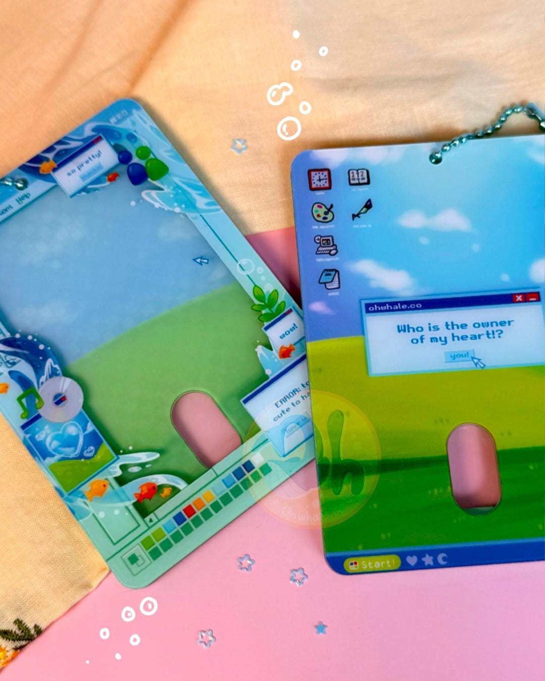 Frutiger Aero MS Paint Photocard Acrylic PC Holder Kpop - Etsy