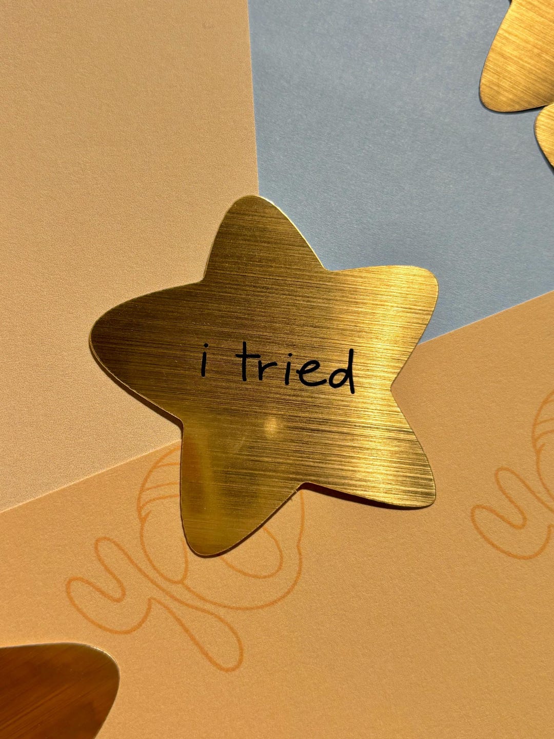 Gold Star Sticker Funny - Etsy
