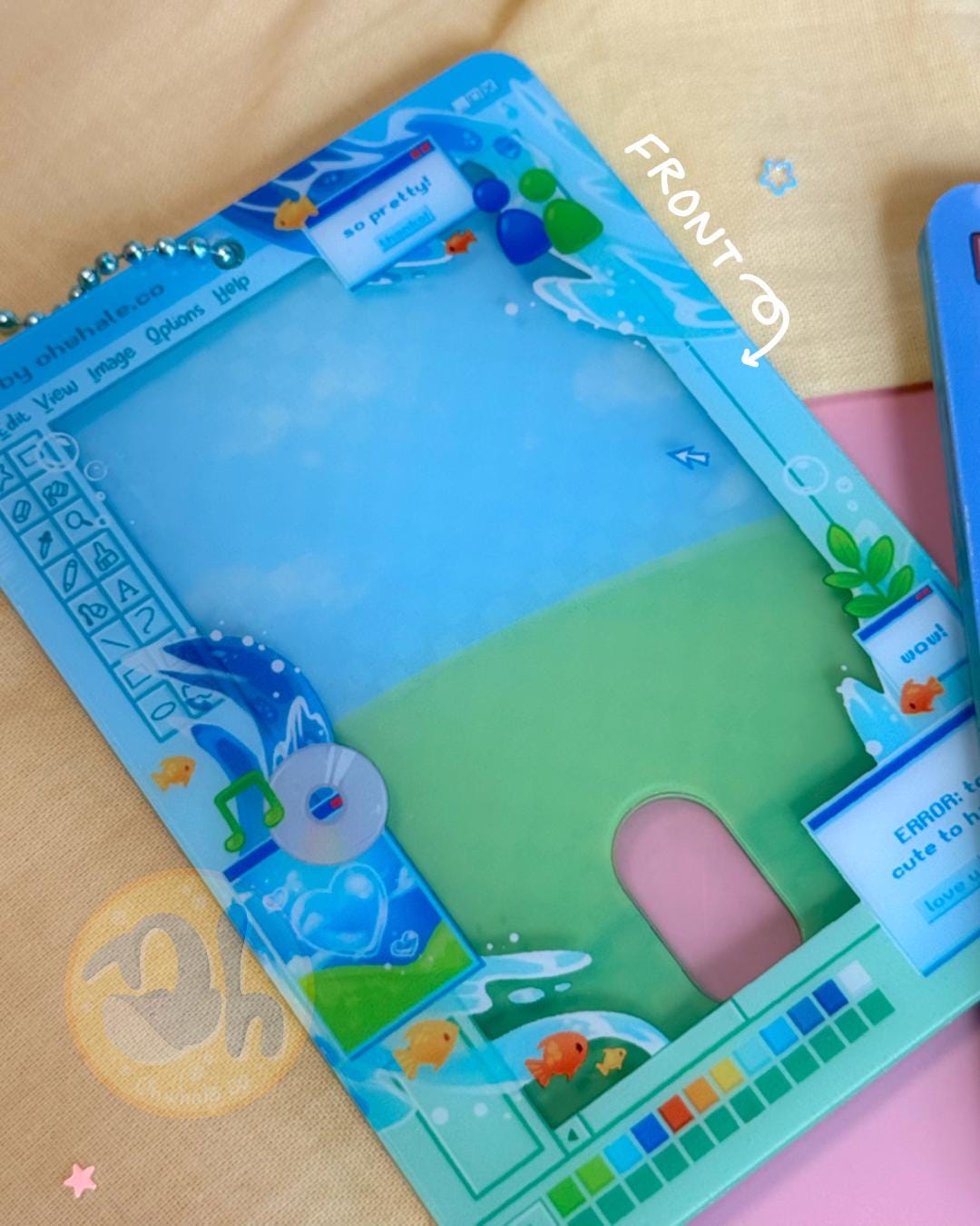 Frutiger Aero MS Paint Photocard Acrylic PC Holder Kpop - Etsy