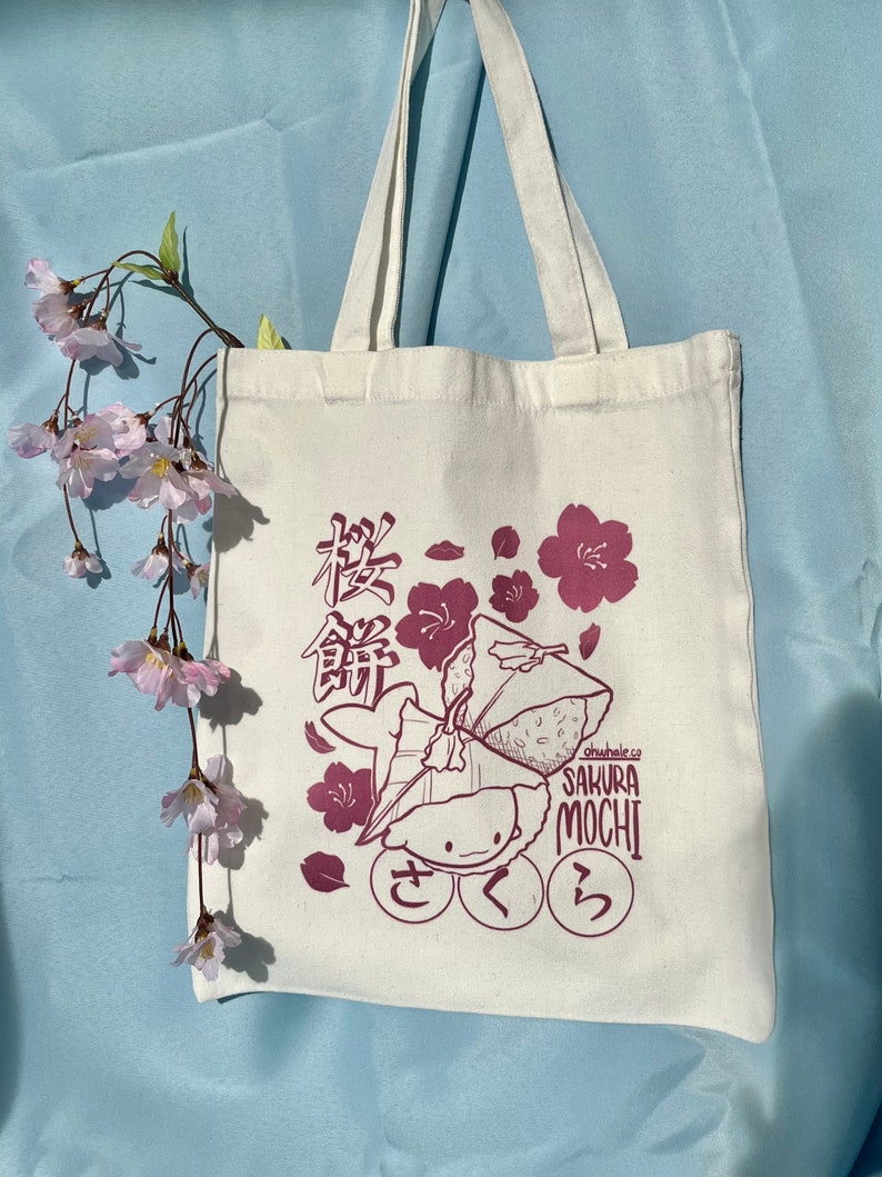 Japanese Print Tote Bag - Etsy