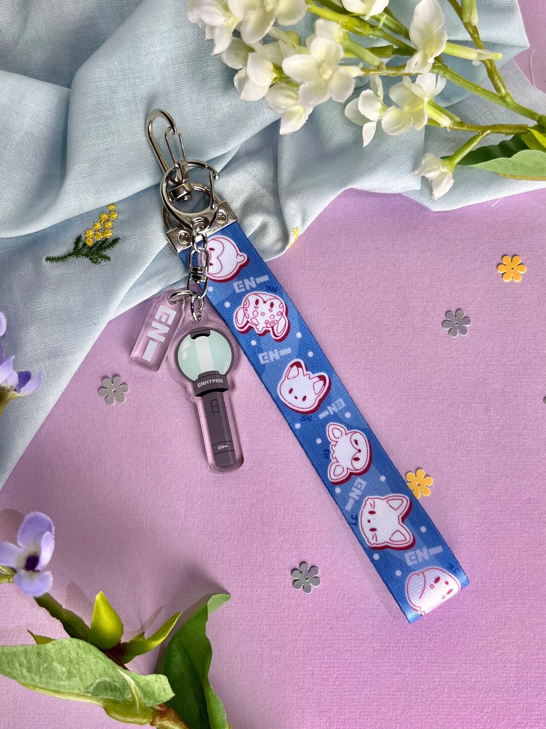 Enhypen Keychain Acrylic Lanyard - Etsy