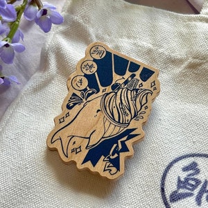 Japanese Food Wooden Pins - Etsy
