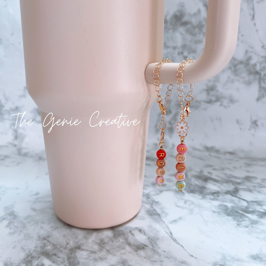 Custom Tumbler Charm Personalized Stanley Cup Charm Tumbler Jewelry ...