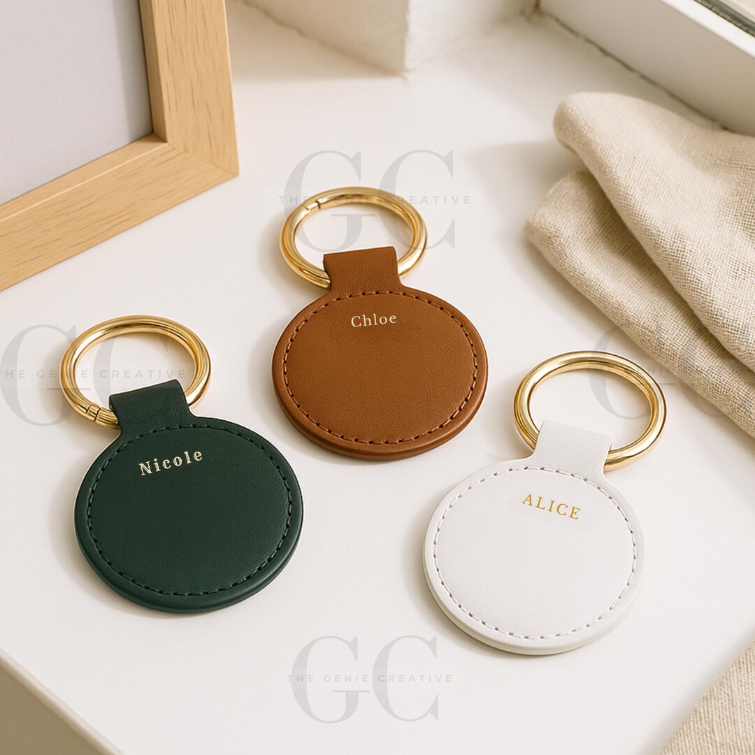 Personalized Leather Hat Clip for Travel Keychain Magnetic Hat Holder ...