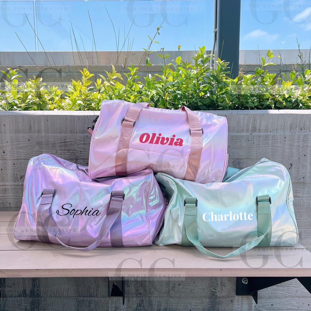 Custom Duffle Bags Personalised Bag Birthday Gift for Kids Travel Bag ...