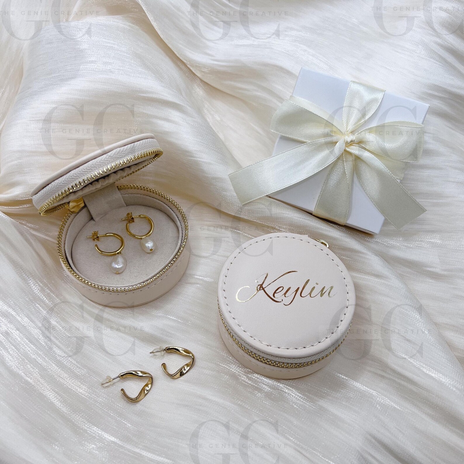 Personalized Leather Jewelry Box Custom Leather Gift Ring Box Custom ...