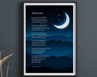 Restlessness Spiritual Gift, Encouragement Gift, Inspirational Gift ...