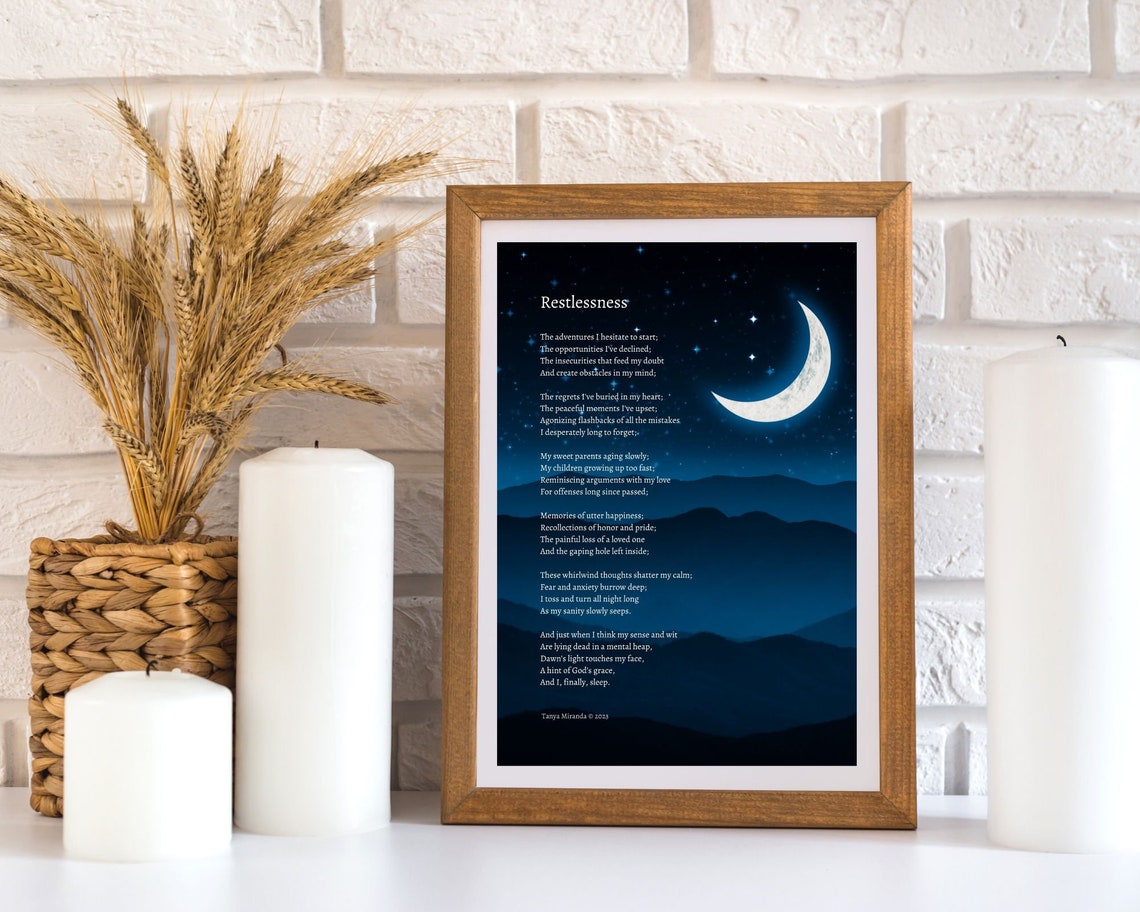 Restlessness - Spiritual Gift, Encouragement Gift, Inspirational Gift ...