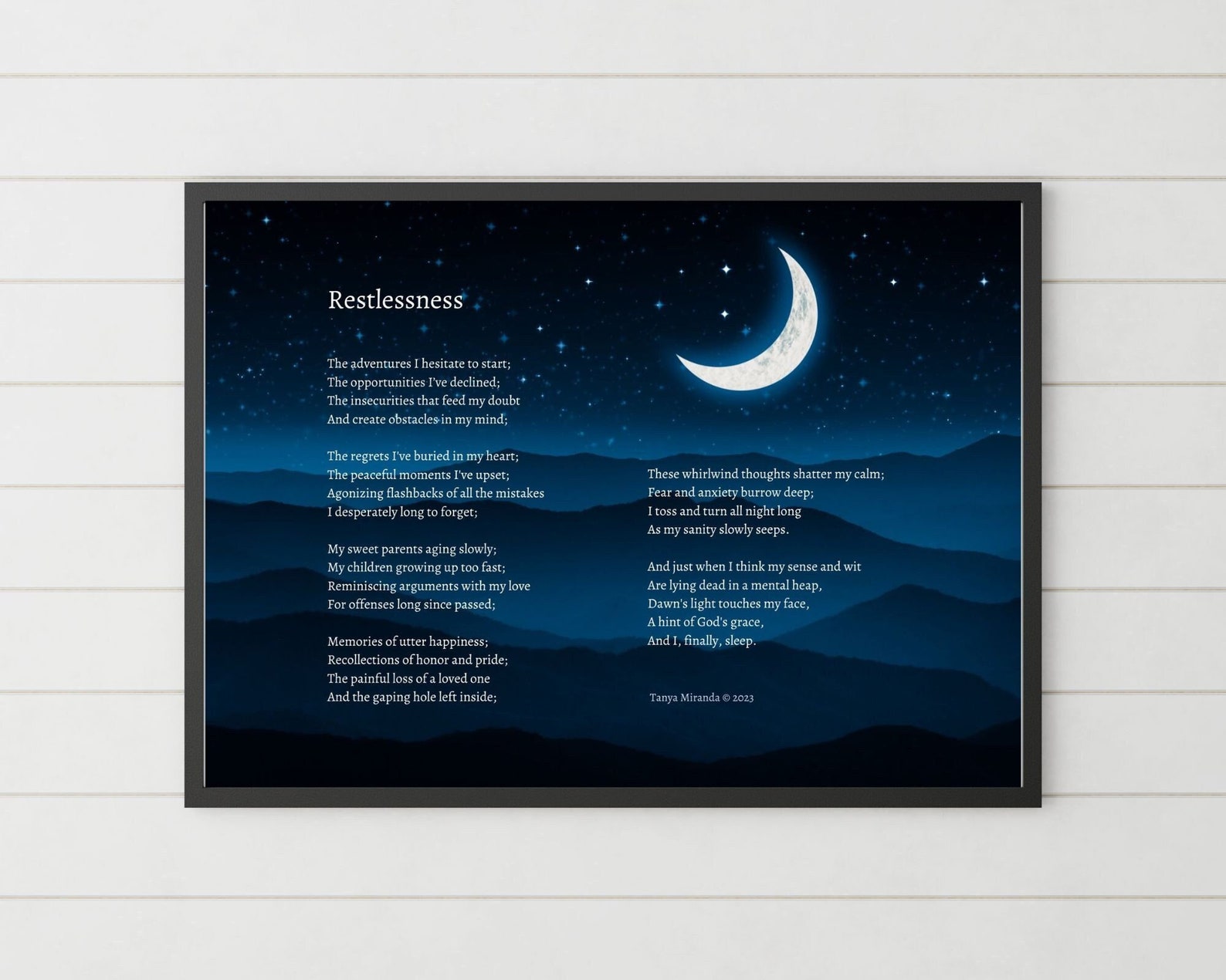 Restlessness Spiritual Gift, Encouragement Gift, Inspirational Gift ...