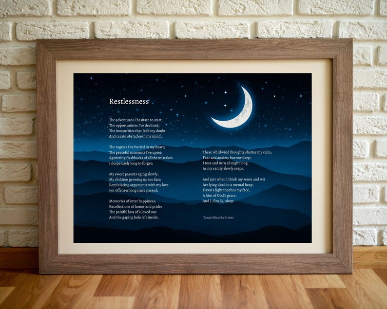 Restlessness - Spiritual Gift, Encouragement Gift, Inspirational Gift ...
