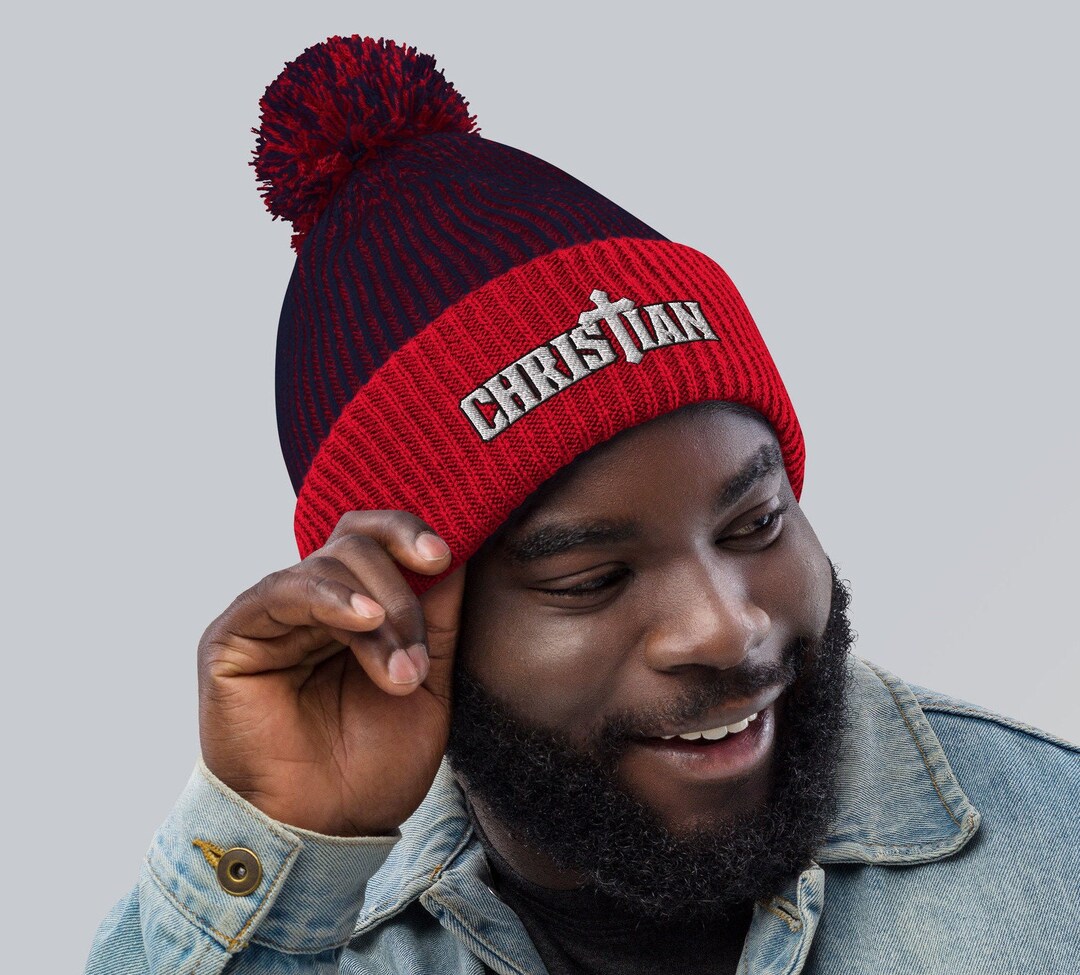 Christian Pom-pom Beanie, Team Jesus Beanie, Christian Beanie - Etsy