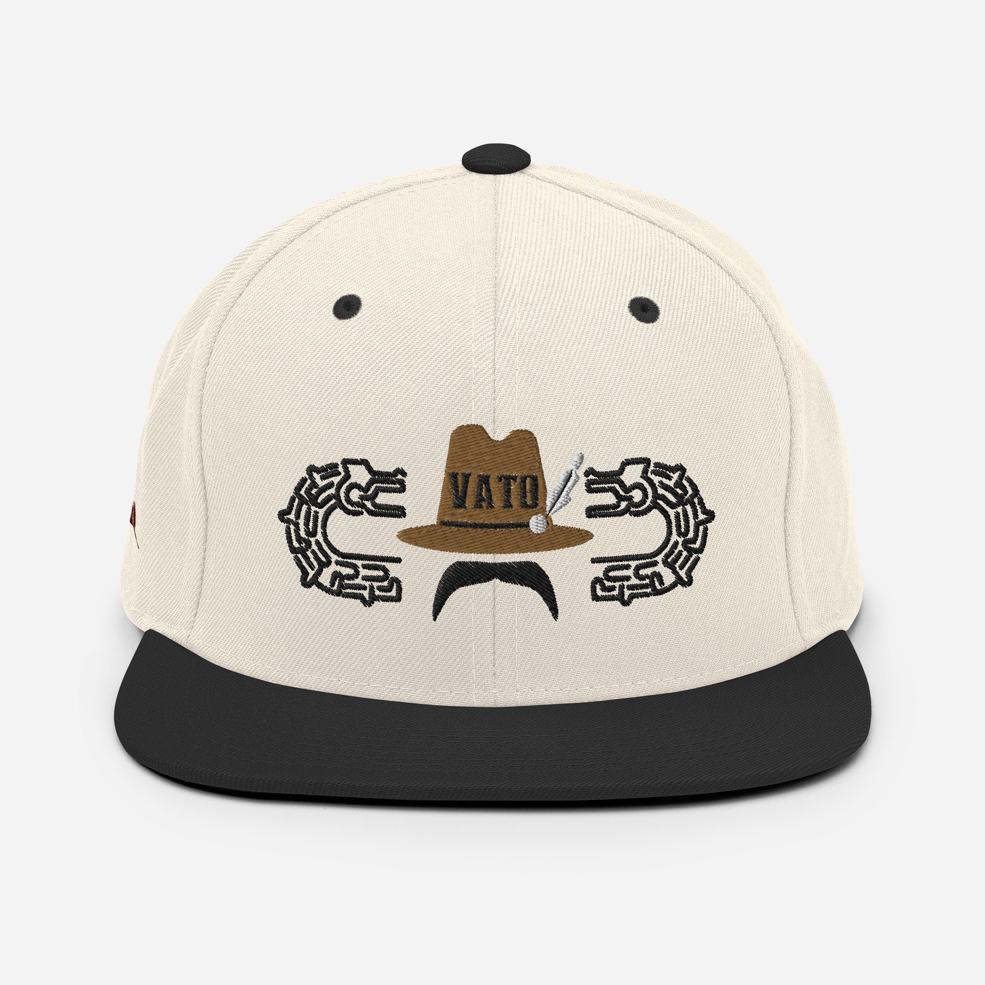 Vato Hat Chicano Hat Snapback Hat Brown Pridevatos Locos - Etsy