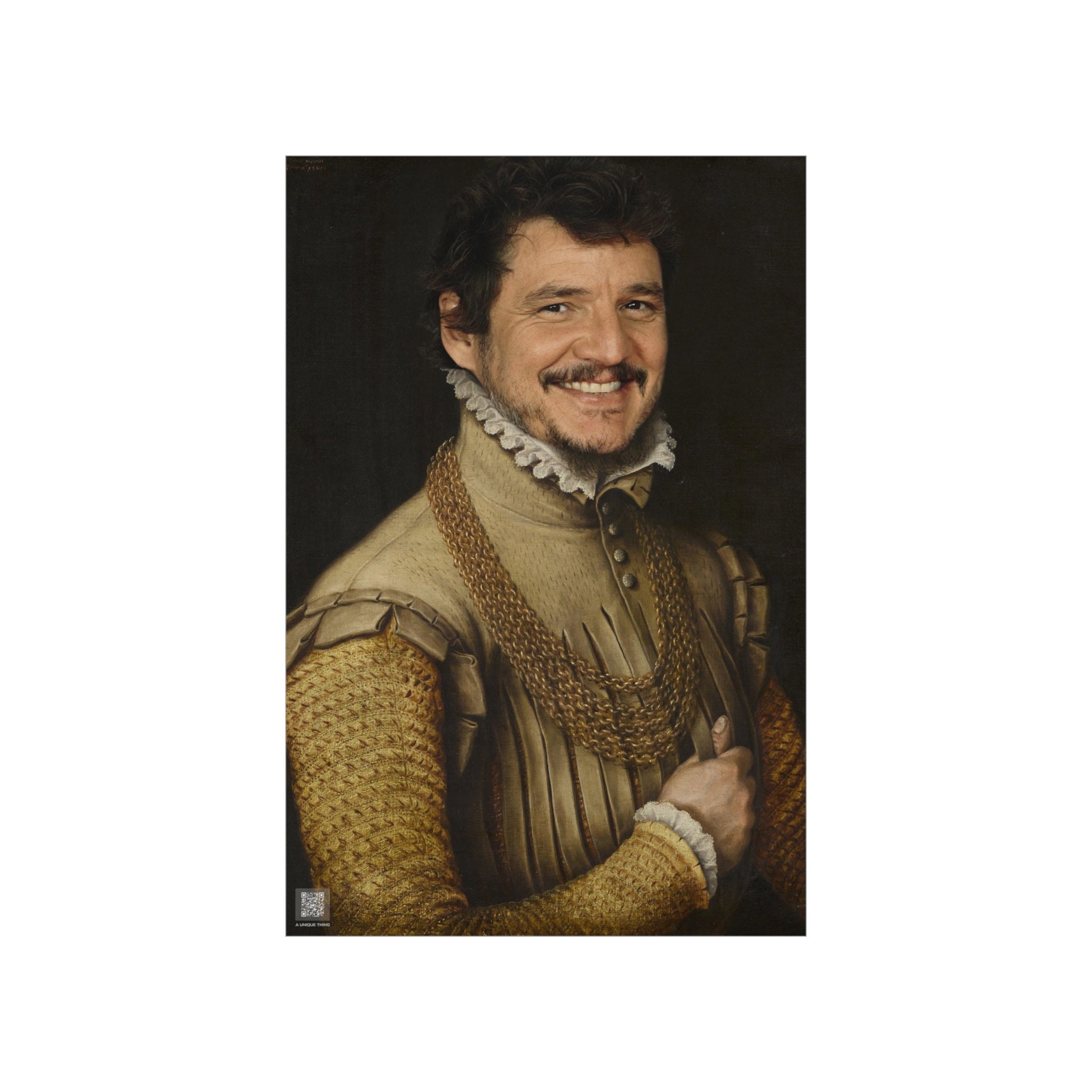 King Pedro - Pedro Pascal Print, Royal Celebrity, Wall Art, Celebrity ...
