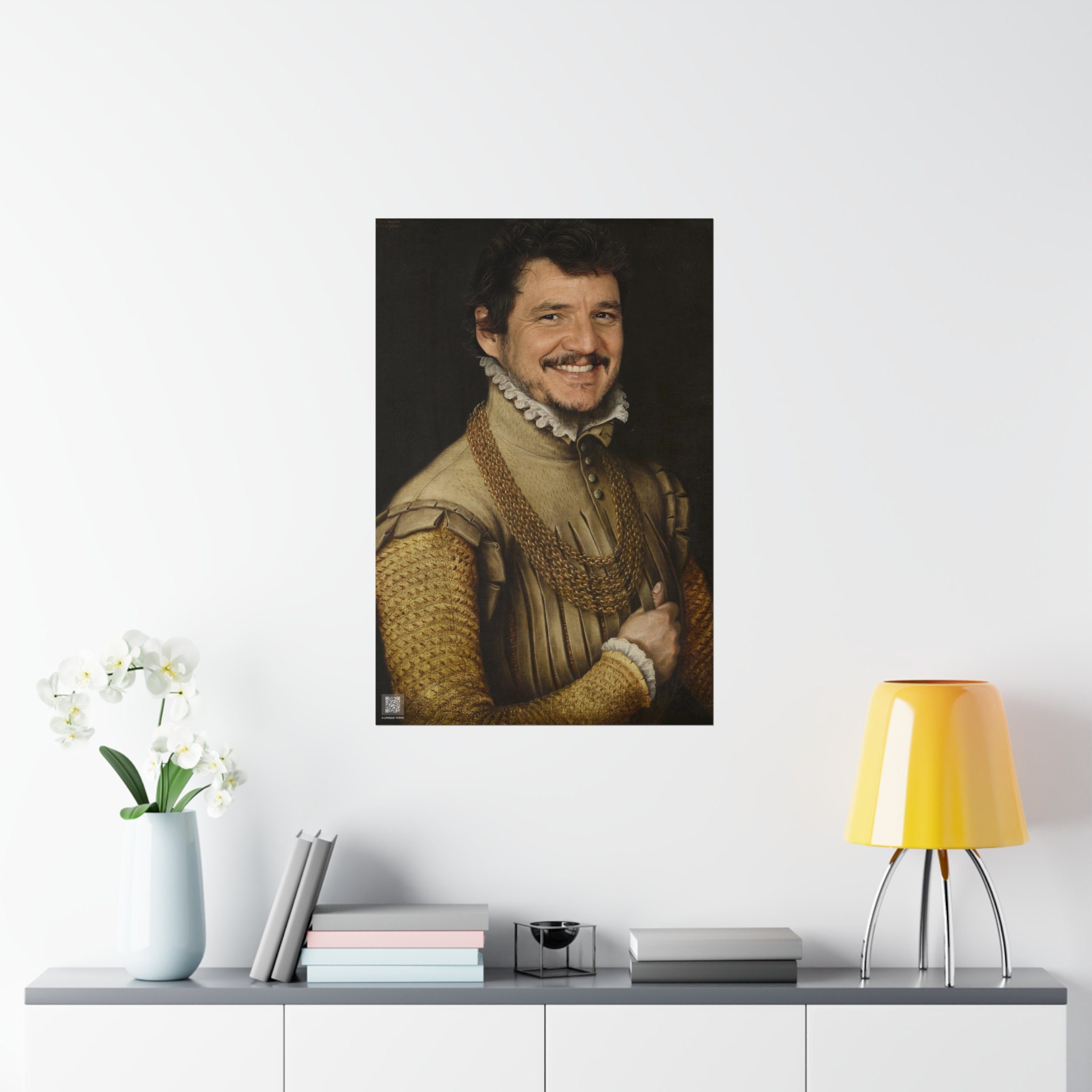 King Pedro - Pedro Pascal Print, Royal Celebrity, Wall Art, Celebrity ...