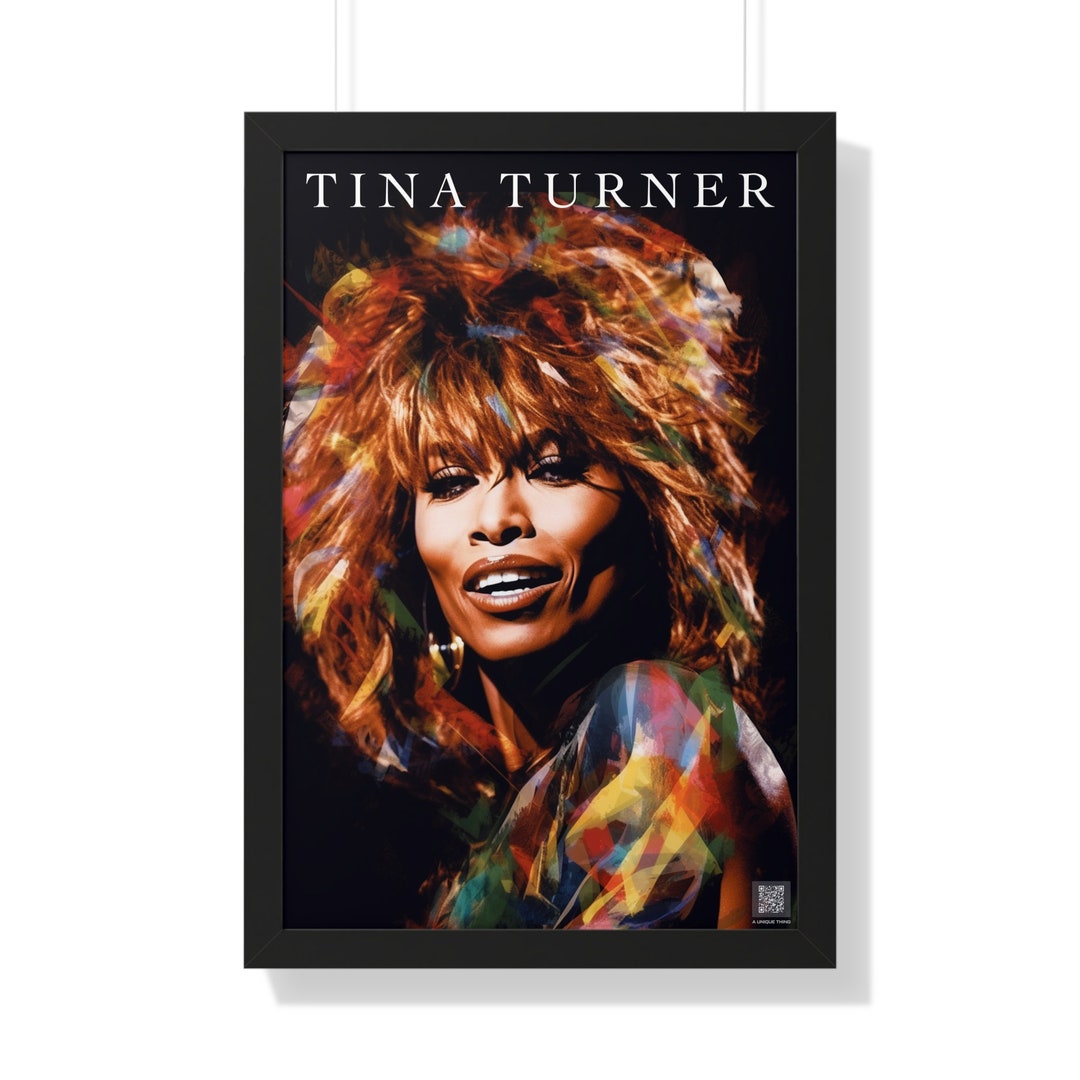 Tina Turner Poster, Wall Art, Portrait, Tina Turner Print, Home Decor ...