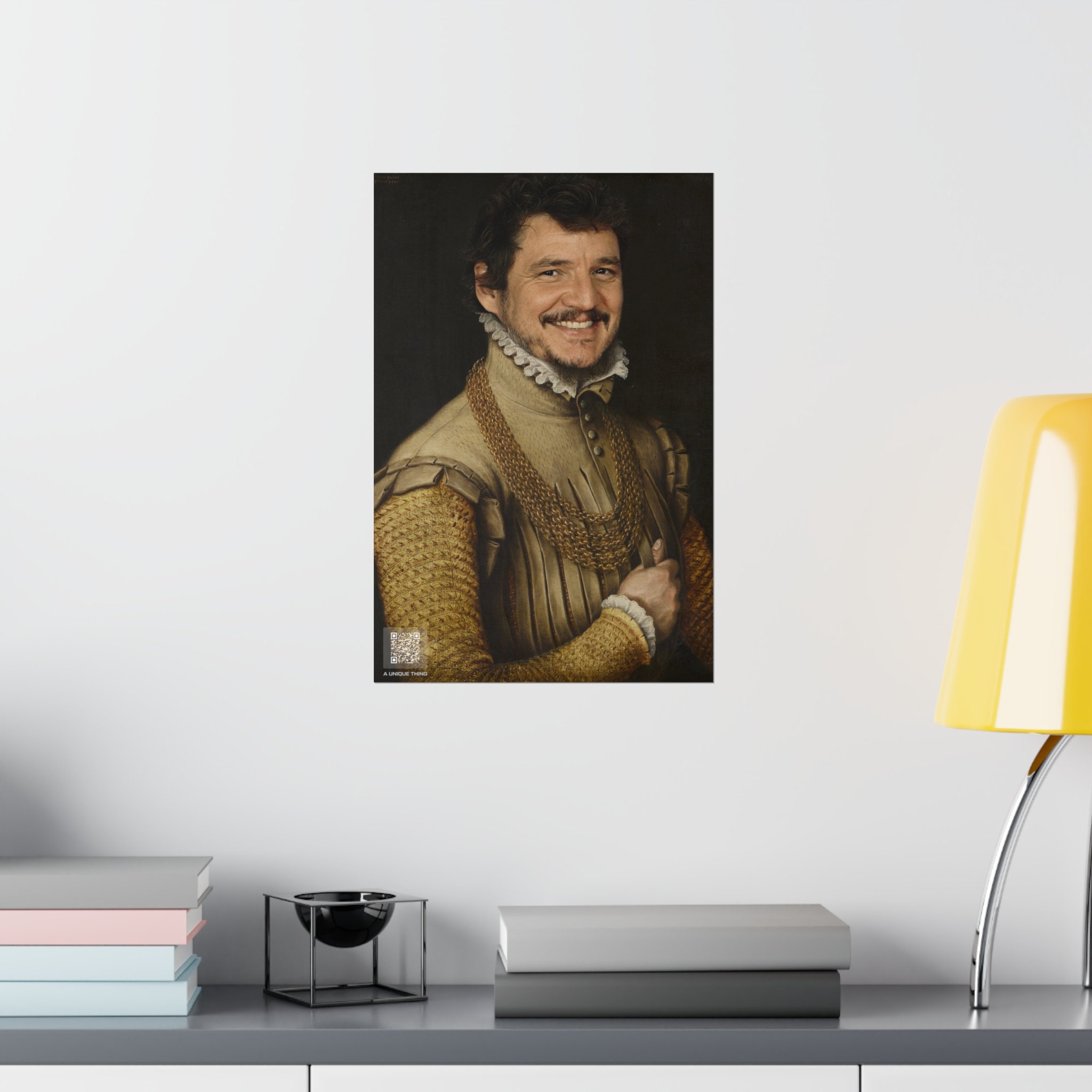 King Pedro - Pedro Pascal Print, Royal Celebrity, Wall Art, Celebrity ...