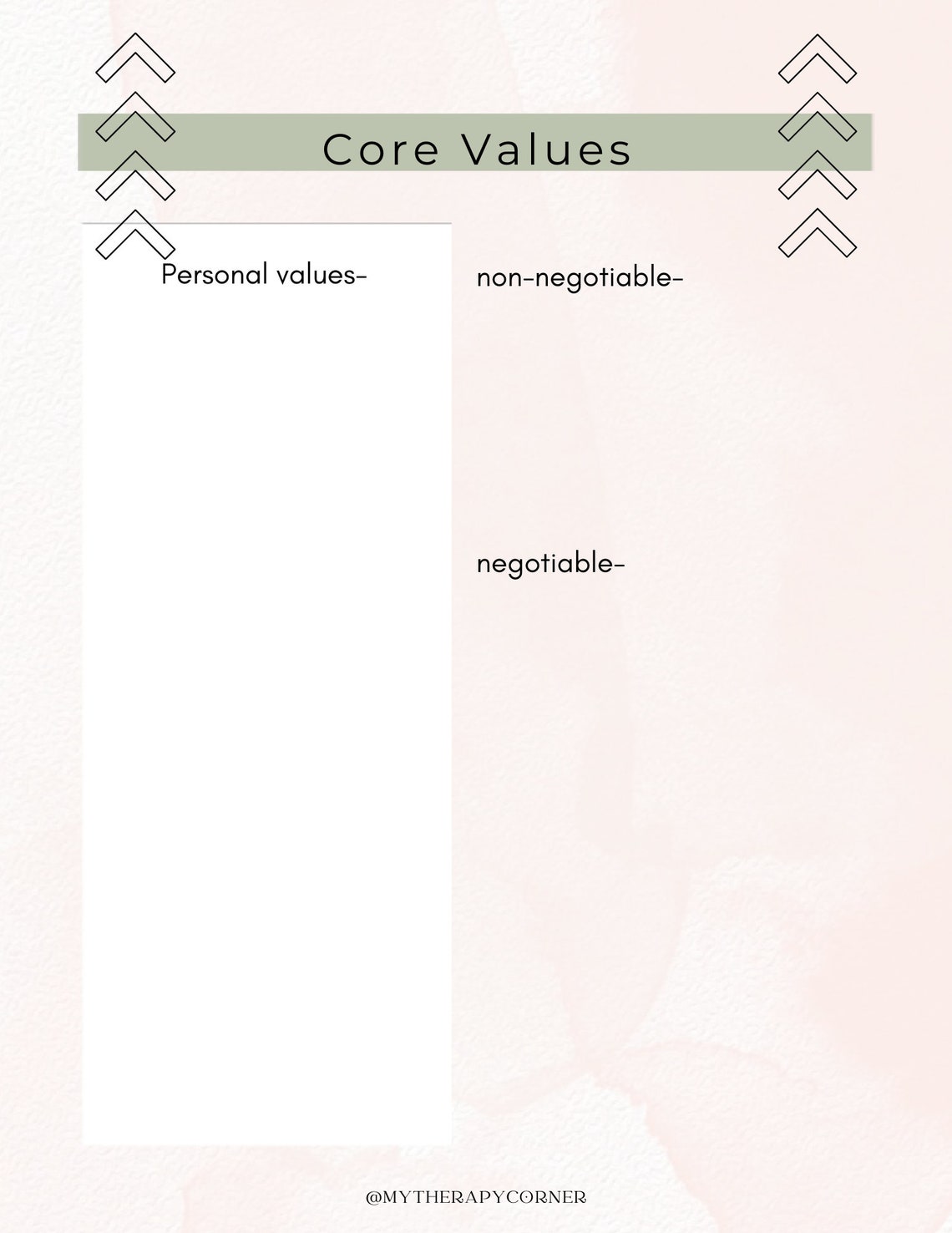 Core Values Bundle, Values, Couples Therapy, Marriage, Compatibility ...