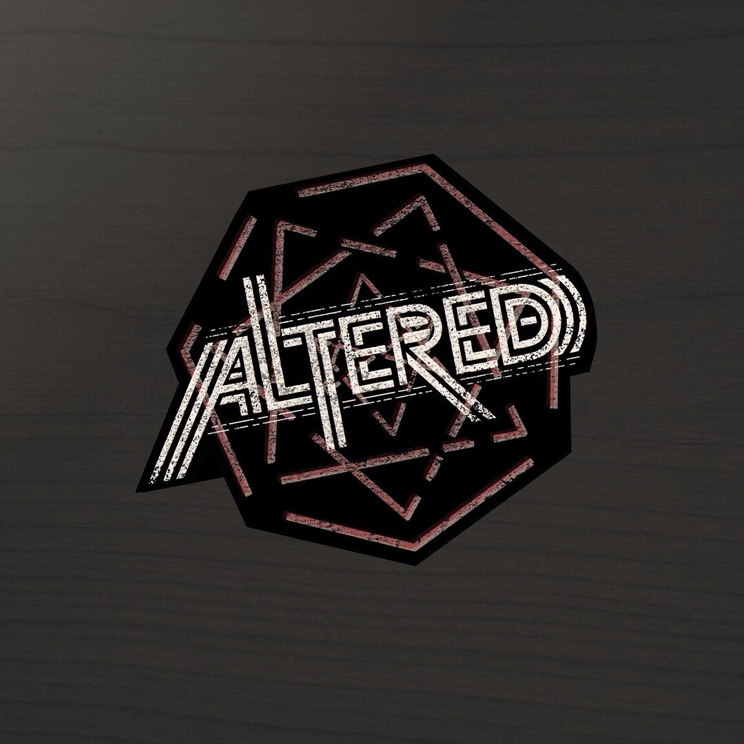 Altered Logo Sticker - Etsy
