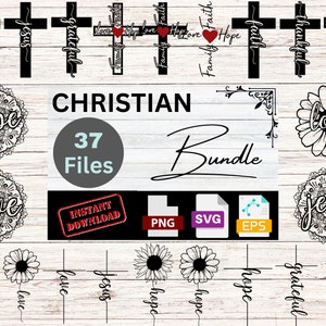 Christian Faith SVG Bundle - Etsy