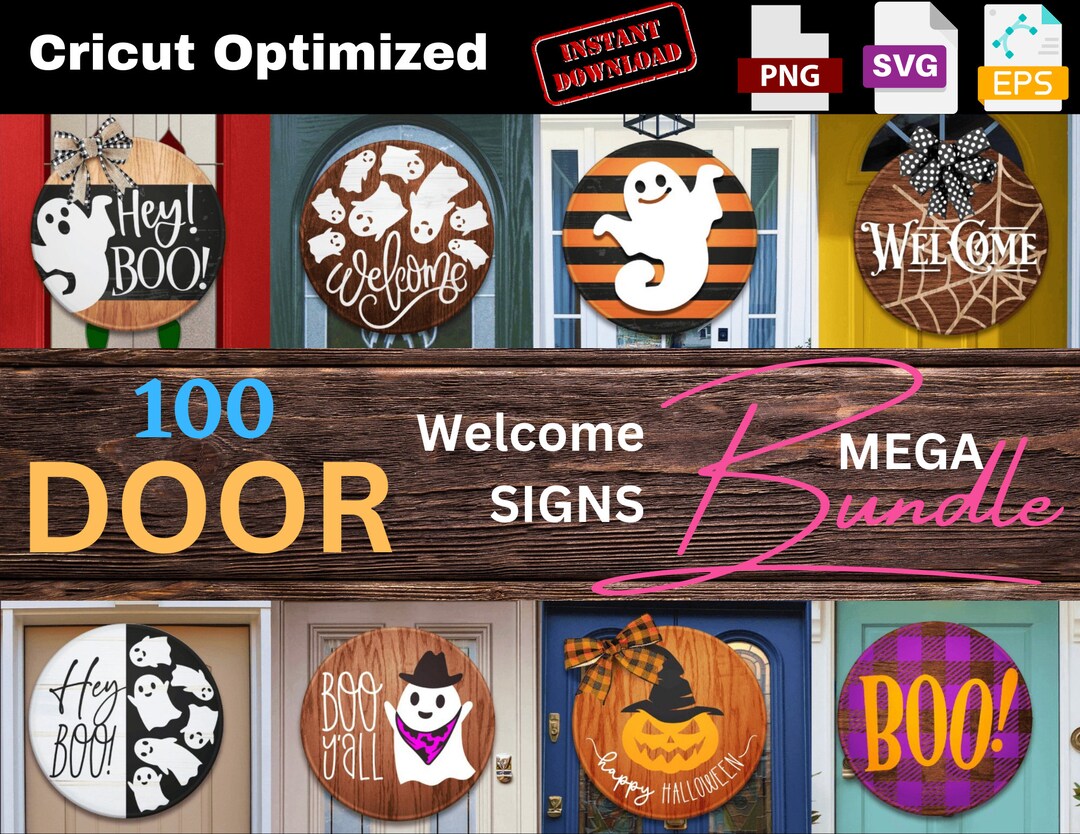 Door Sign for Cricut Bundle - Etsy