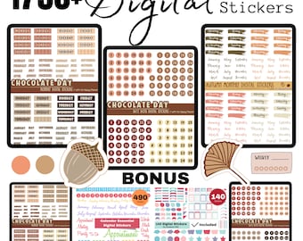 Seasonal Digital Sticker Bundle for GOODNOTES ONLY Digital Monthly ...