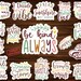 Boho Motivational Stickers Bundle - Etsy