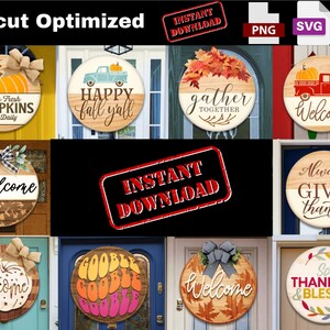 Door Sign for Cricut Bundle - Etsy