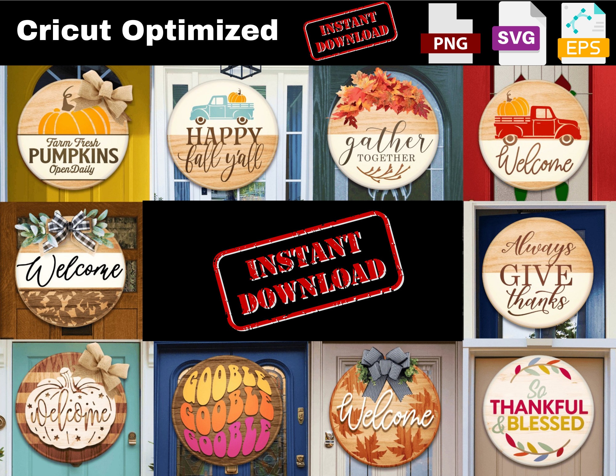 Door Sign for Cricut Bundle - Etsy