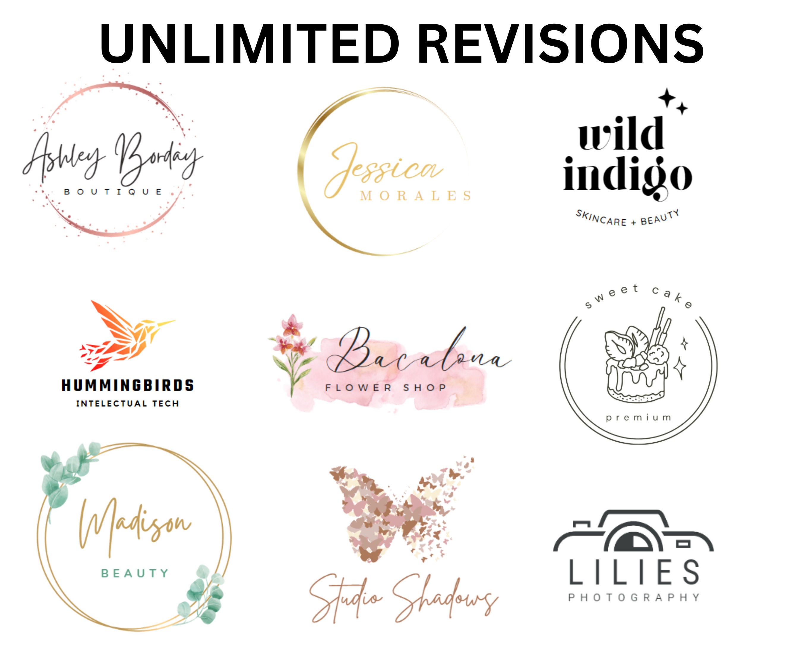Custom Business Logo Design, Digital Logo Design, Beauty Branding, Logo ...