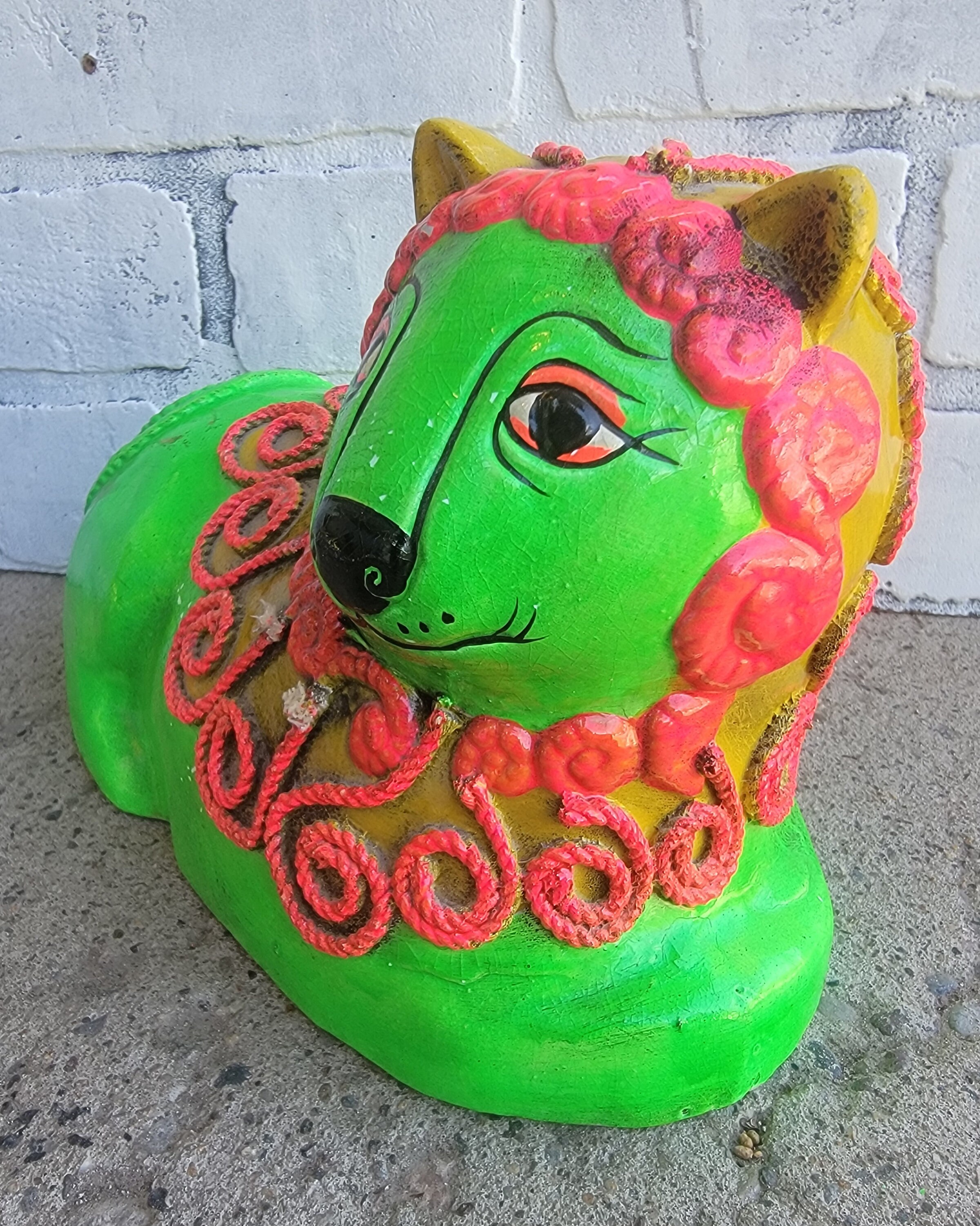 1960's Rare Lion Piggy Coin Bank Created by Valentino for Kreiss Corp ...