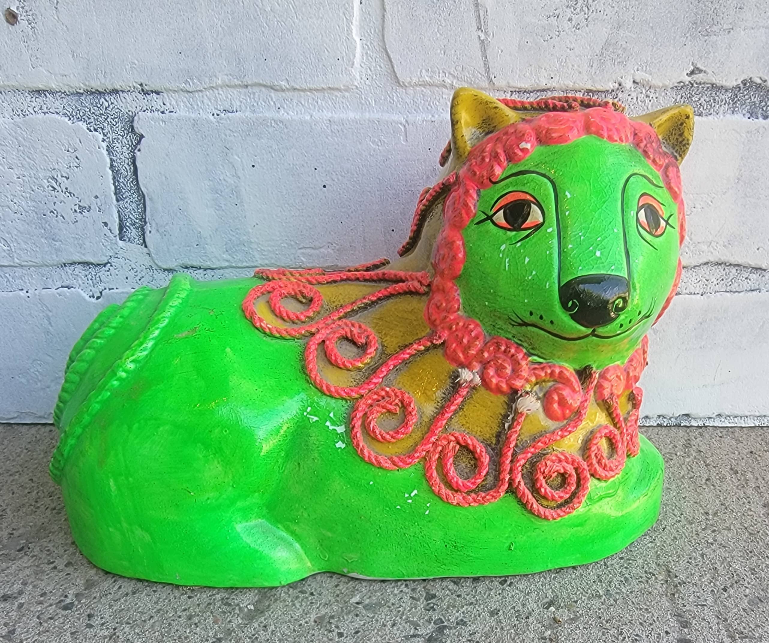 1960's Rare Lion Piggy Coin Bank Created by Valentino for Kreiss Corp ...