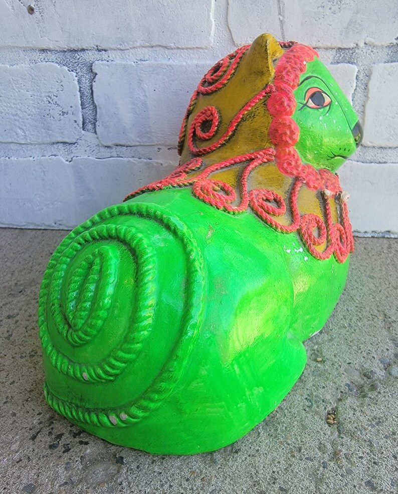 1960's Rare Lion Piggy Coin Bank Created by Valentino for Kreiss Corp ...