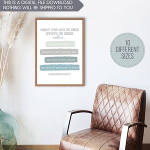 Confidentiality Poster Sign School Counselor Psychologist Counseling ...