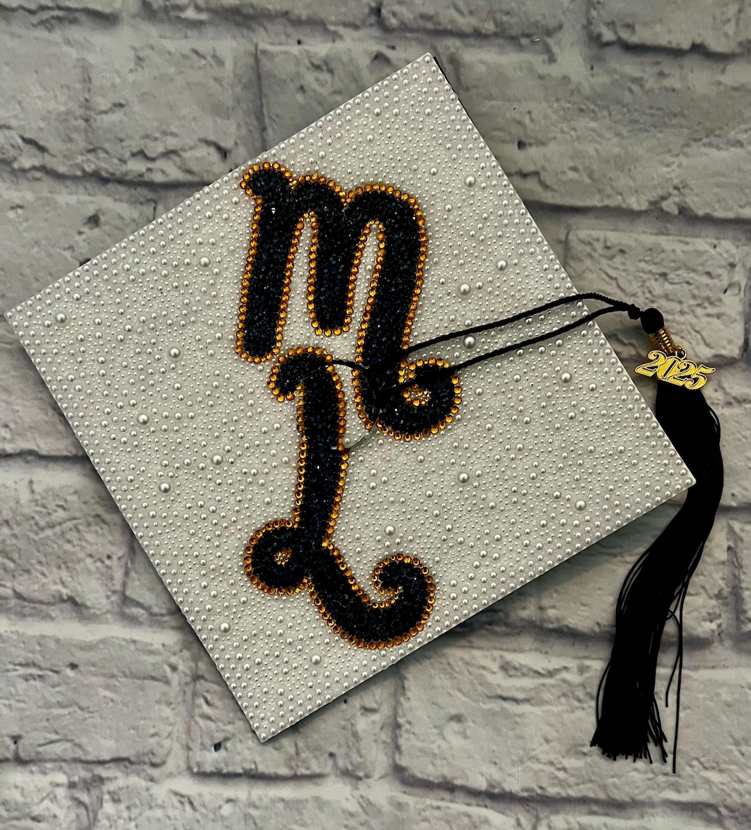 Graduation Cap Custom Initials - Etsy
