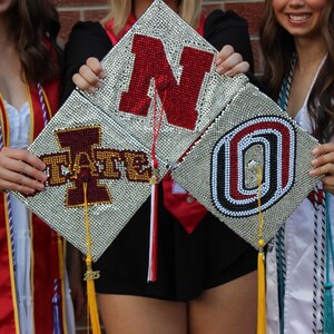Custom Graduation Cap Rhinestoned - Etsy