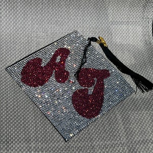 Graduation Cap Custom Initials - Etsy