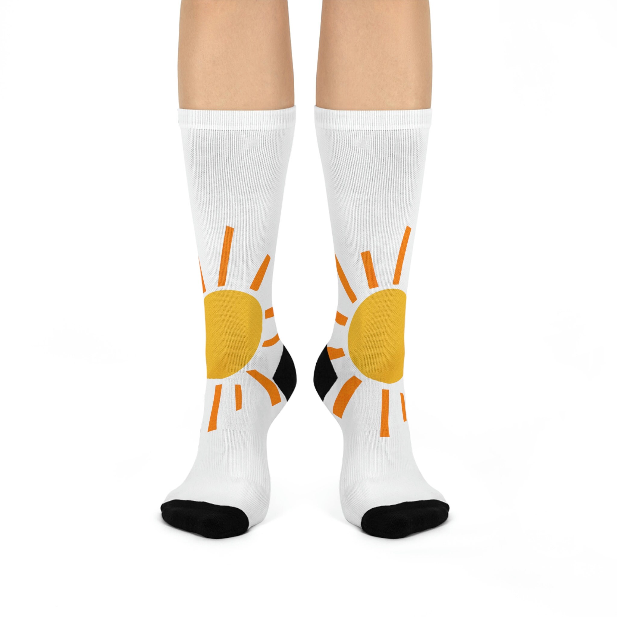 Walking on Sunshine Socks | Happy, Sunny, Positive Socks | Fun Work ...