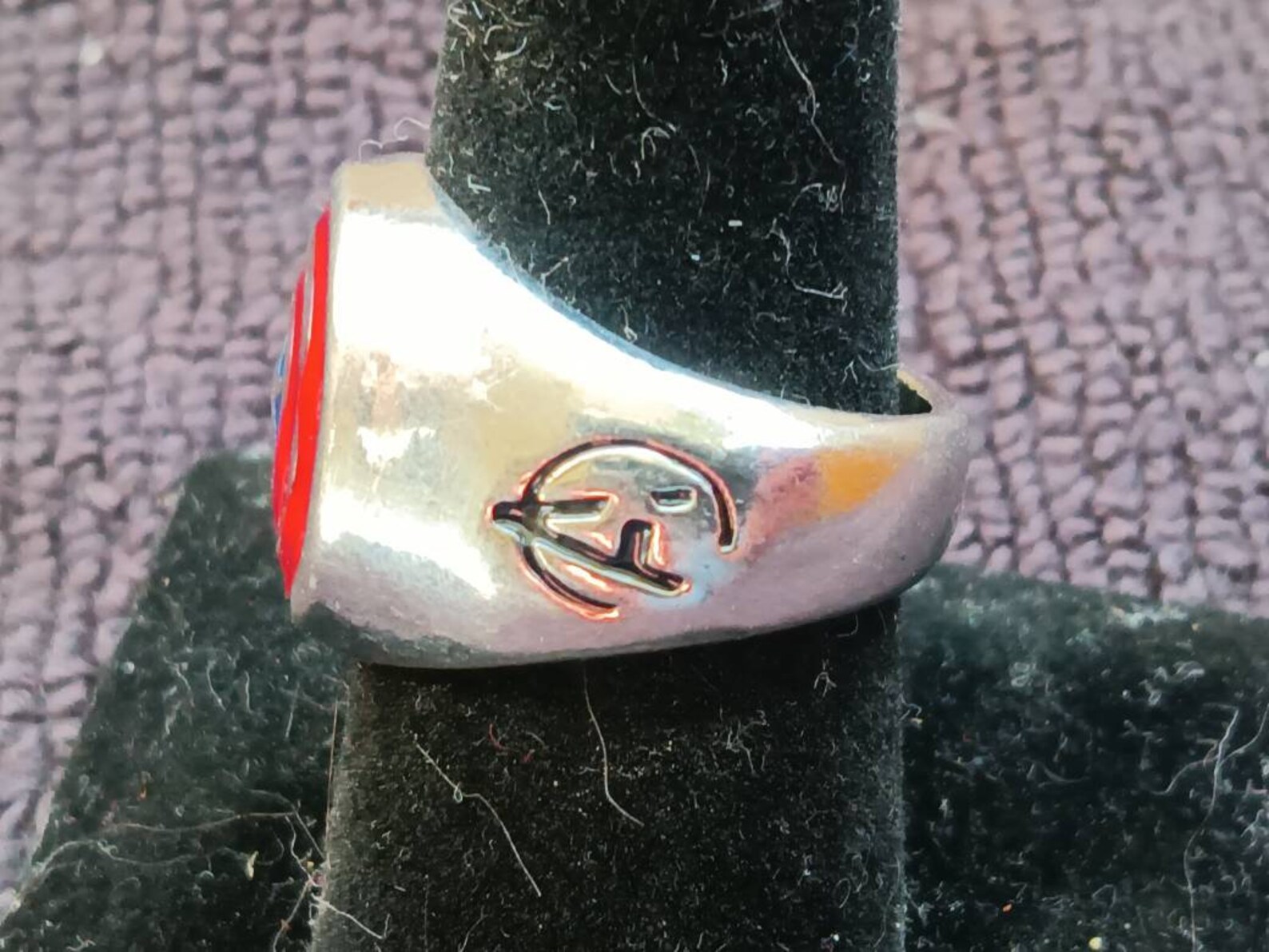 Captain America Avengers Ring Silver-tone Costume Jewelry Size 8 - Etsy