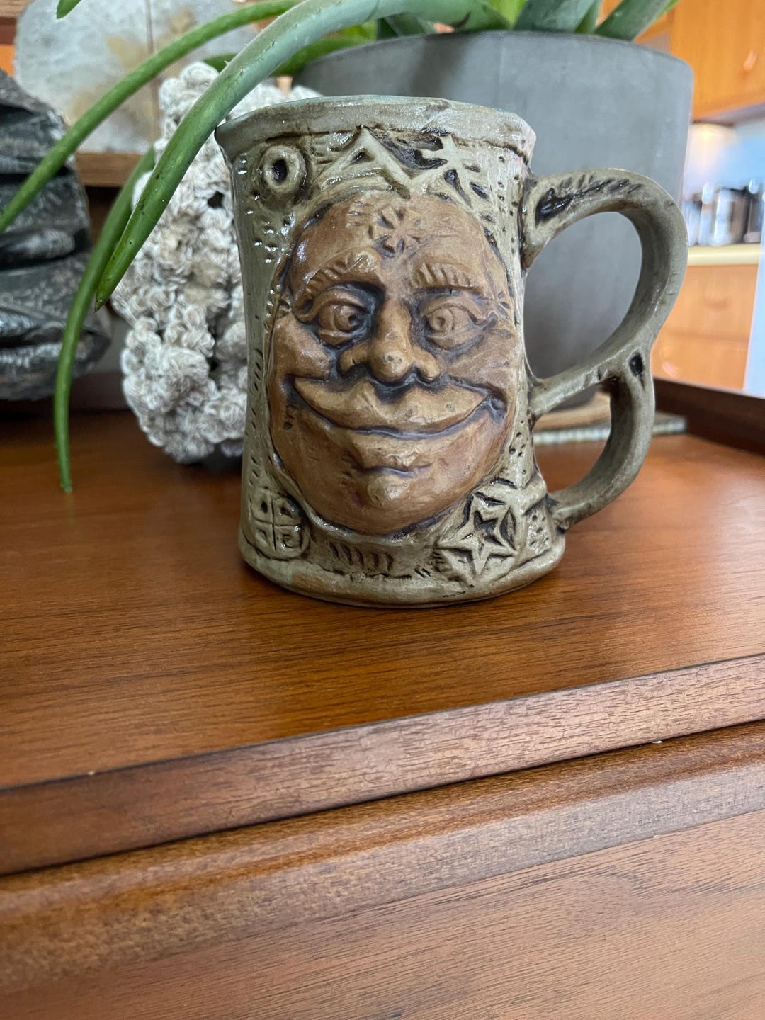 Vintage Jim Rumph Mug - Cross Eyed Tankard - Etsy
