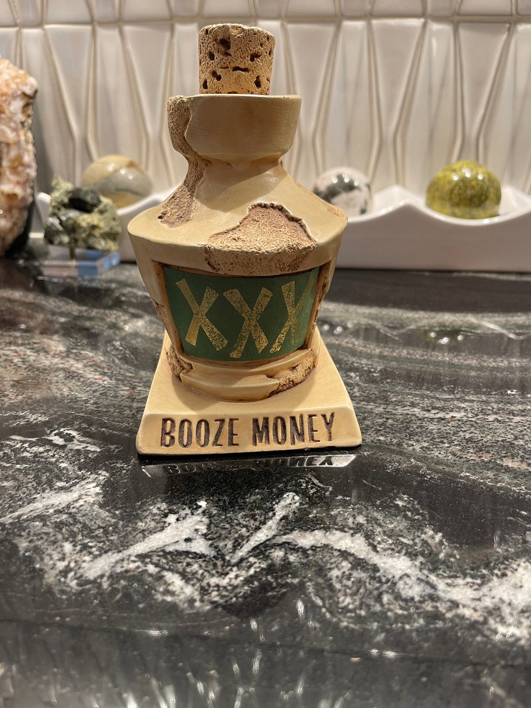 Vintage MCM Retro Booze Money Bank XXX - Etsy