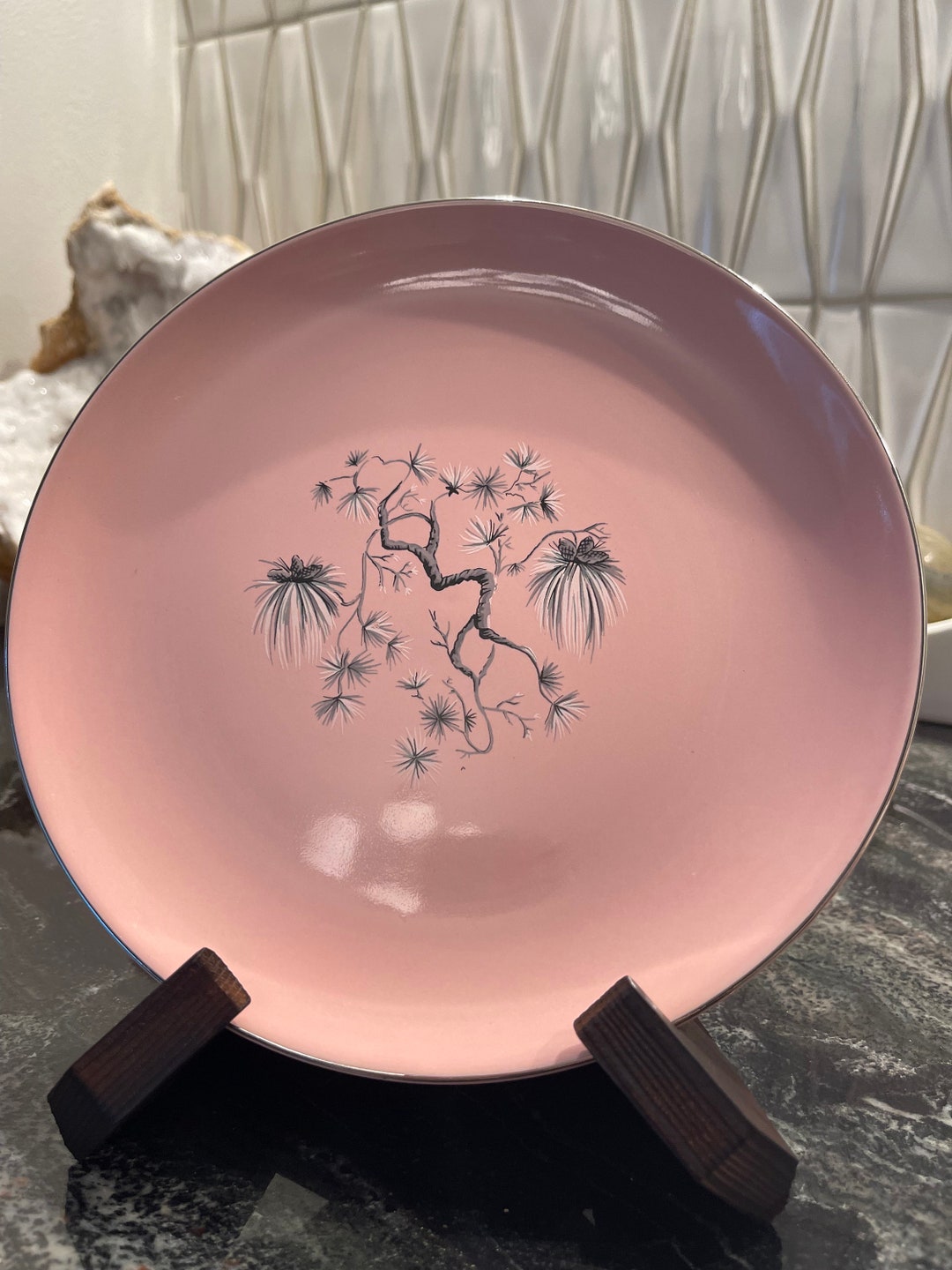 Taylor Smith Dwarf Pine Salad Plates Qty. 4 - Etsy