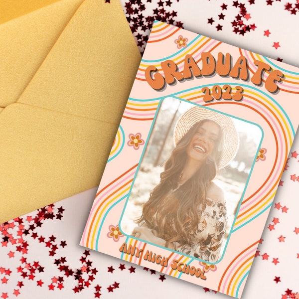 Graduation Invitation Front and Back - Etsy