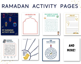 Ramadan Activity Book Printable | Ramadan Activity Games - Etsy
