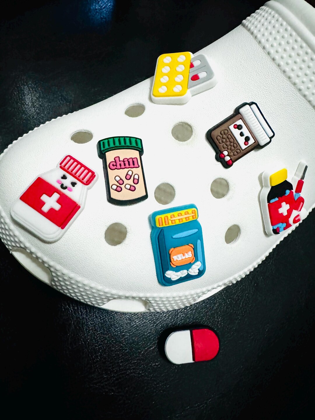 Pill Shoe Charms: Medical Theme, Nurse Doctor Shoe Charms Gifts ...