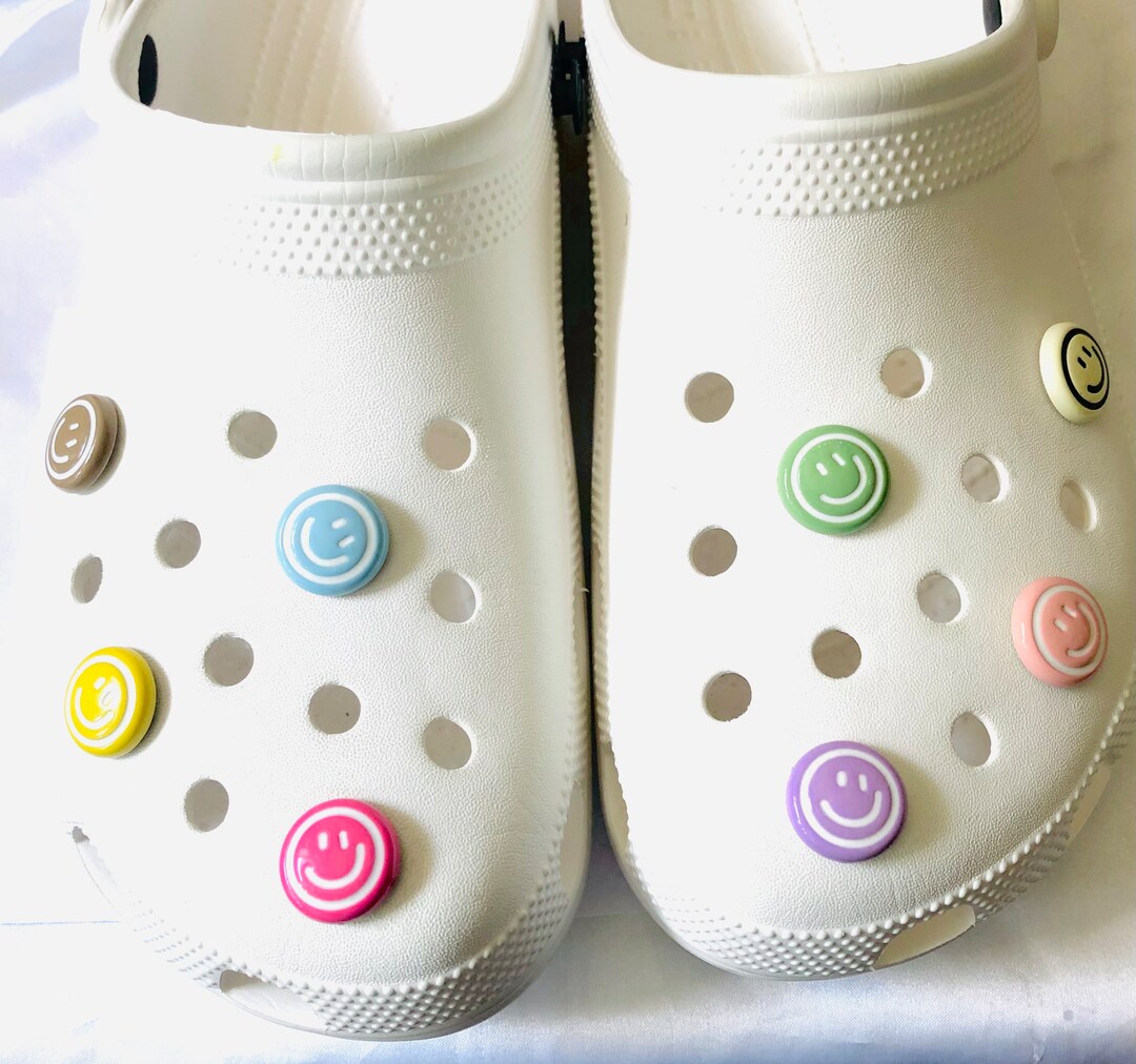 Resin Smile Face Shoe Charms: Happy Emoji Shoe Decoration - Etsy